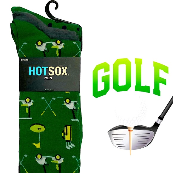 Hot Sox | Underwear & Socks | Hot Sox Golf Mens Dress Socks Gift Pack ...